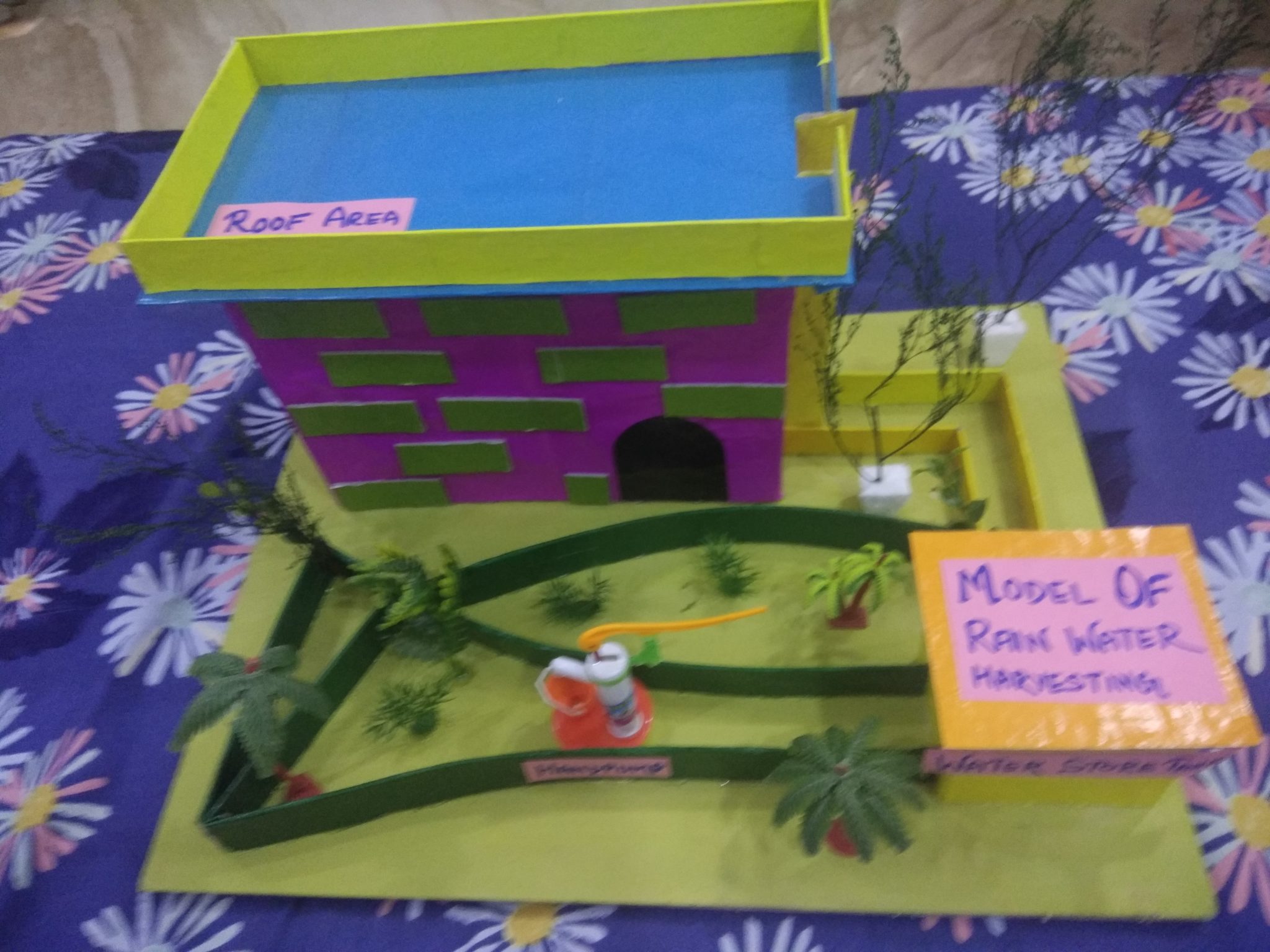 Best working model of Rainwater Harvesting for School Project