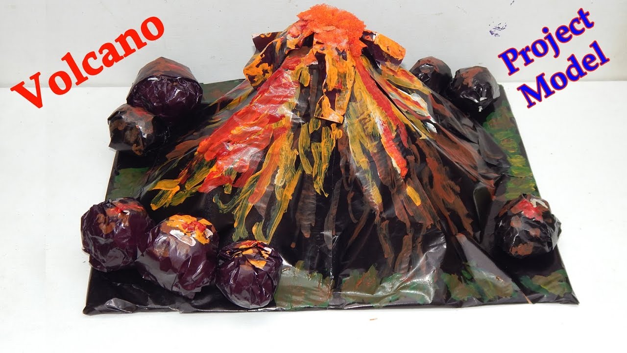 How To Make 3rd Grade Project On Volcano For Kids